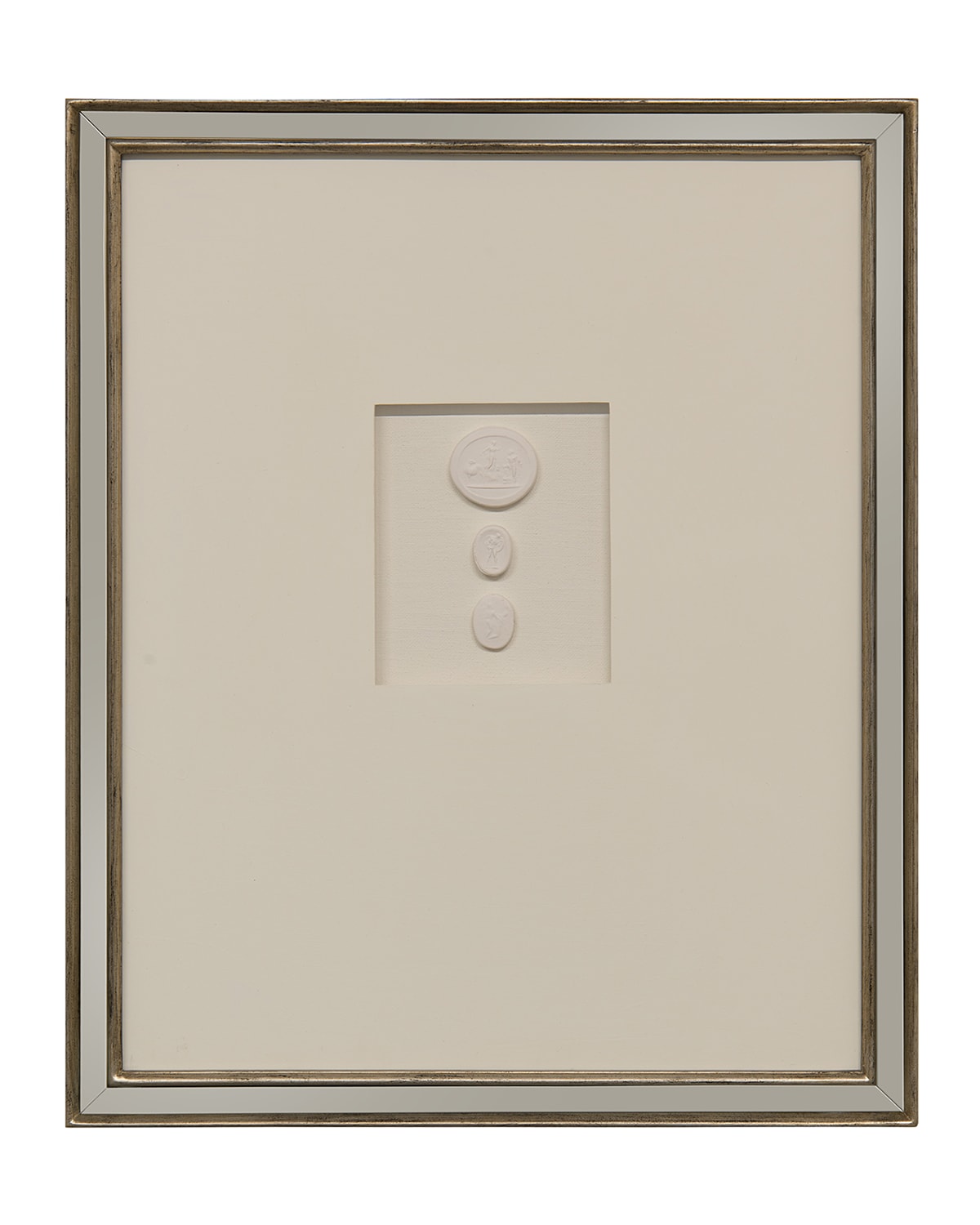 John-Richard Collection "Intaglio VII" Ivory Wall Decor | Neiman Marcus
