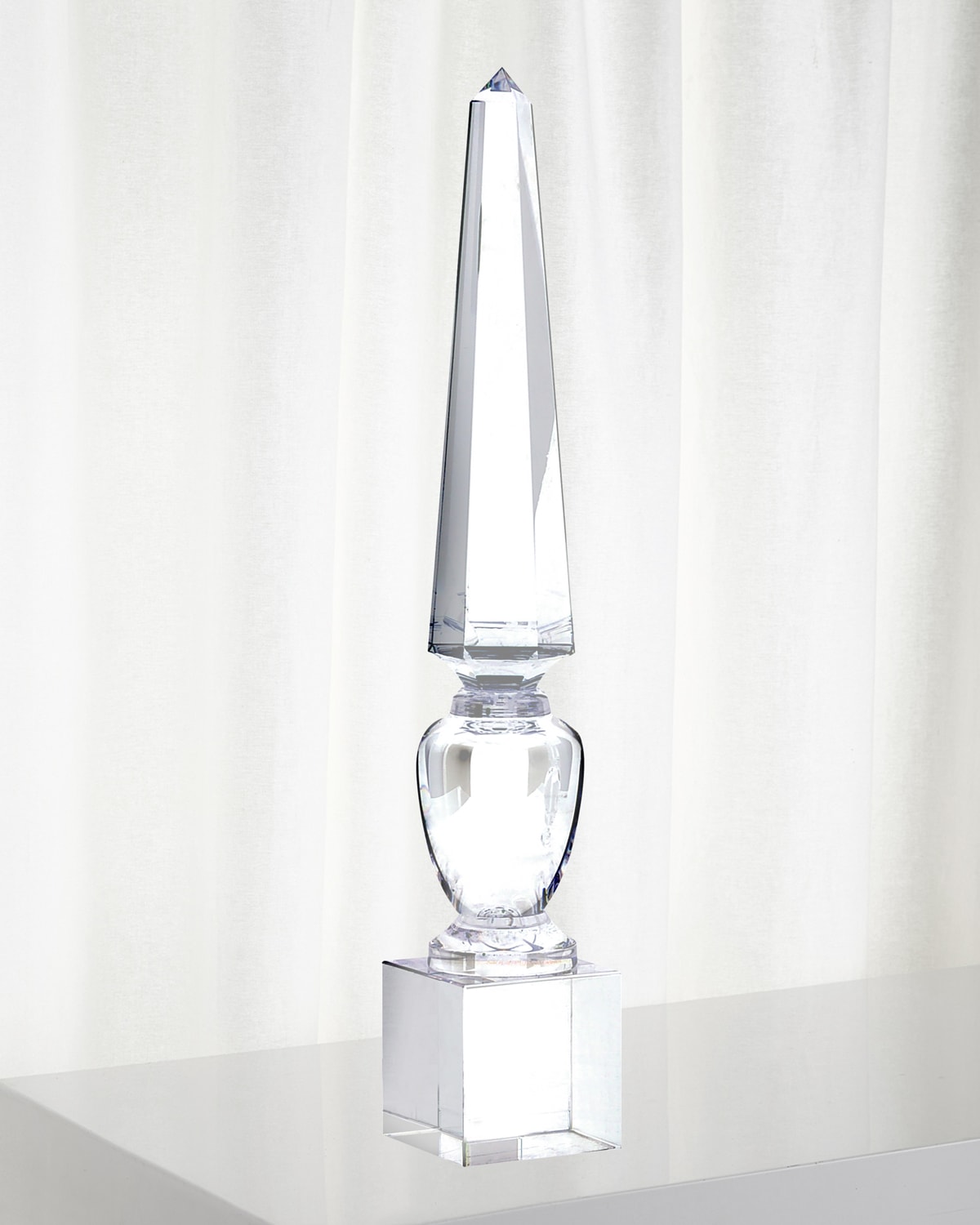 Global Views Tall Crystal Obelisk | Neiman Marcus