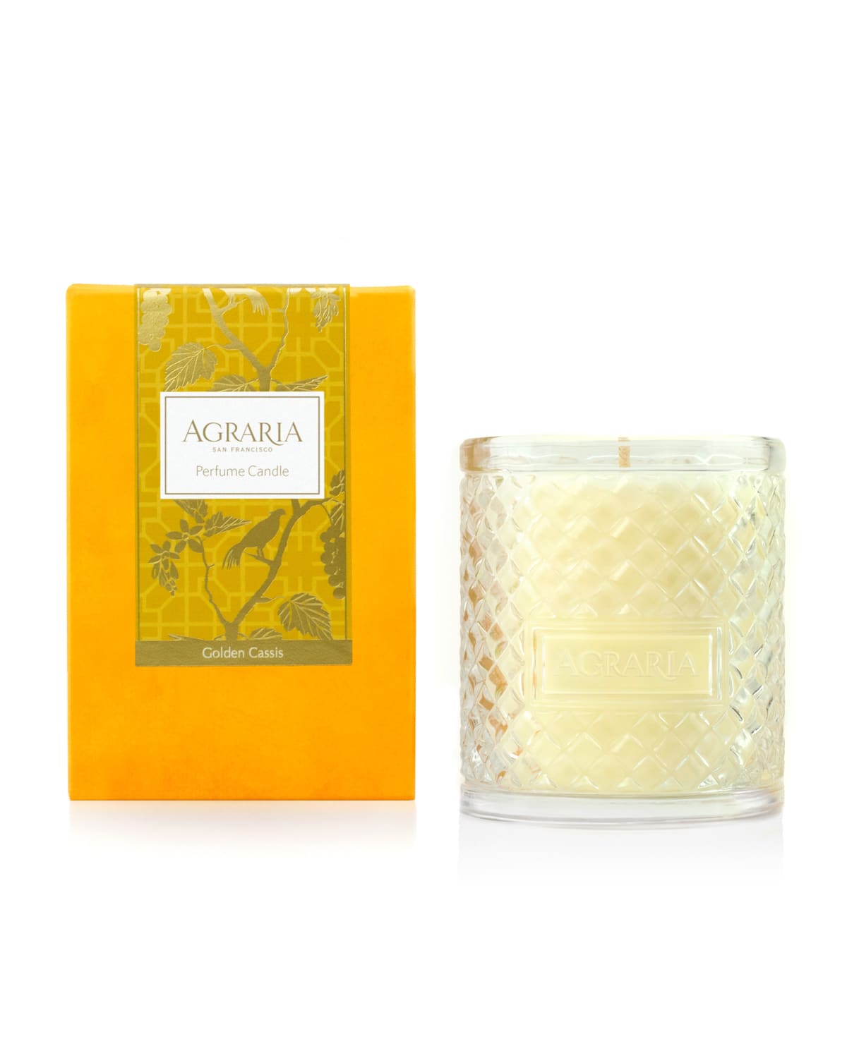 Agraria Lavender & Rosemary Woven Crystal Perfume Candle, 7 oz ...
