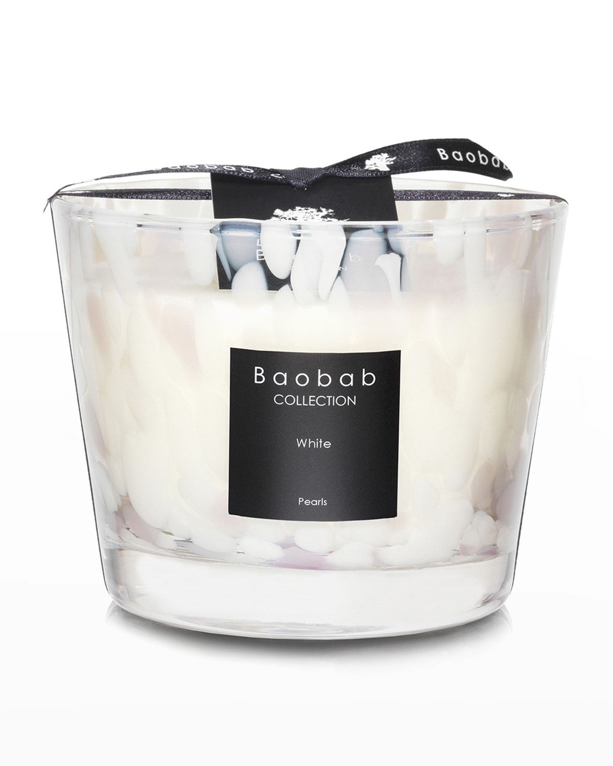 Baobab Collection White Pearls Scented Candle, 13.8" | Neiman Marcus