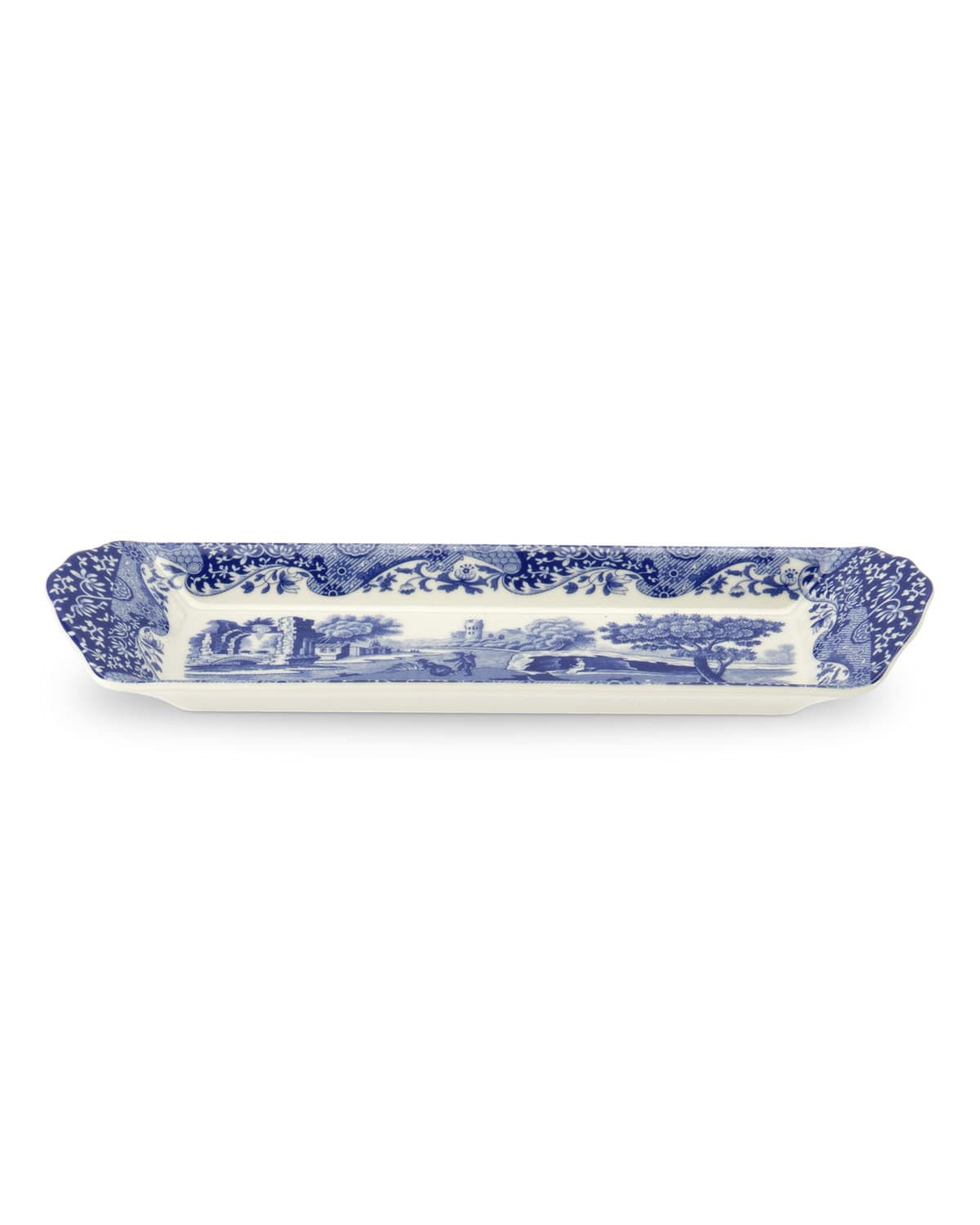 Spode Blue Italian Devonia Tray | Neiman Marcus