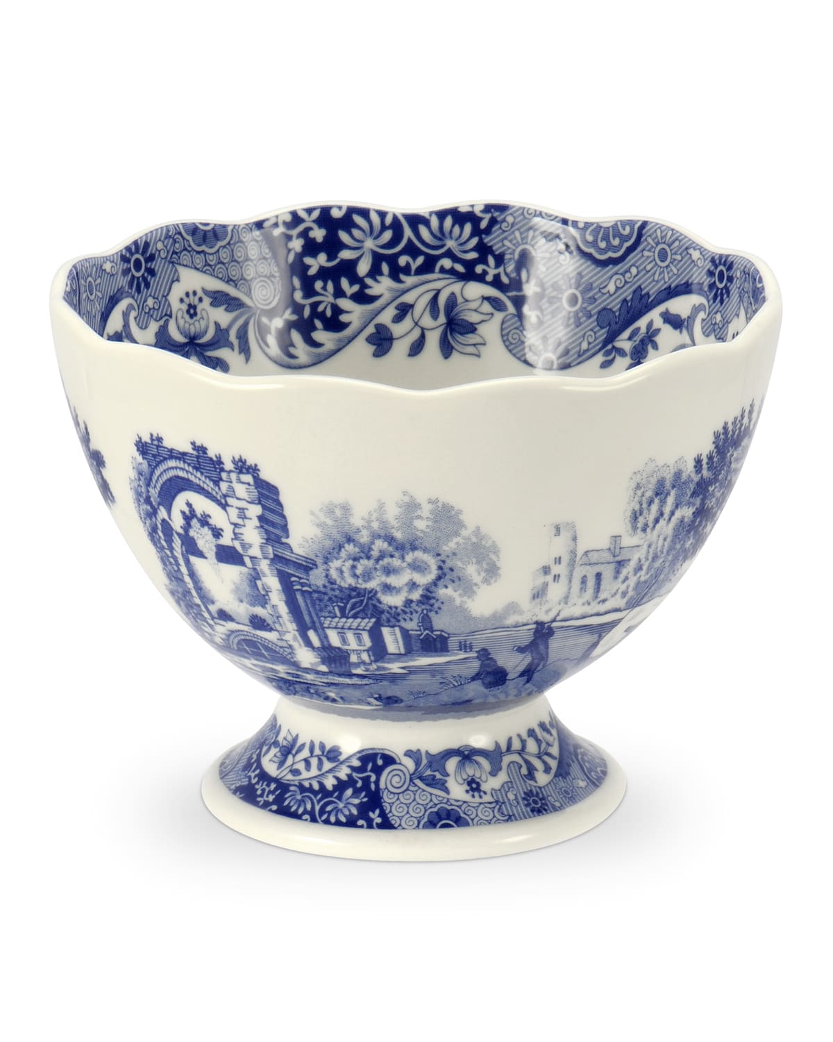 Spode Blue Italian Deep Round Bowl | Neiman Marcus