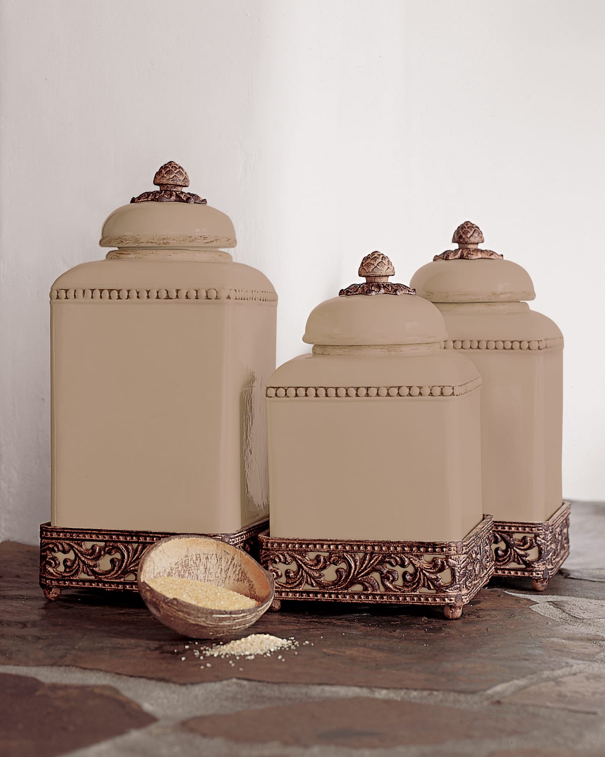 G G Collection Medium Canister | Neiman Marcus