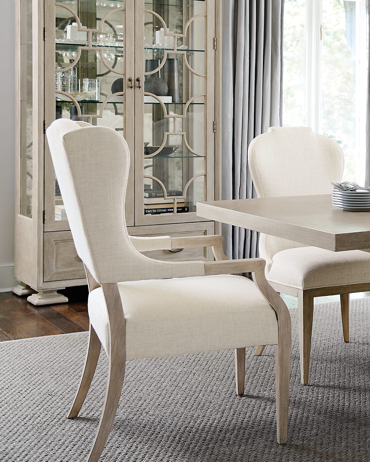 Bernhardt Santa Barbara Notched Arm Chair | Neiman Marcus