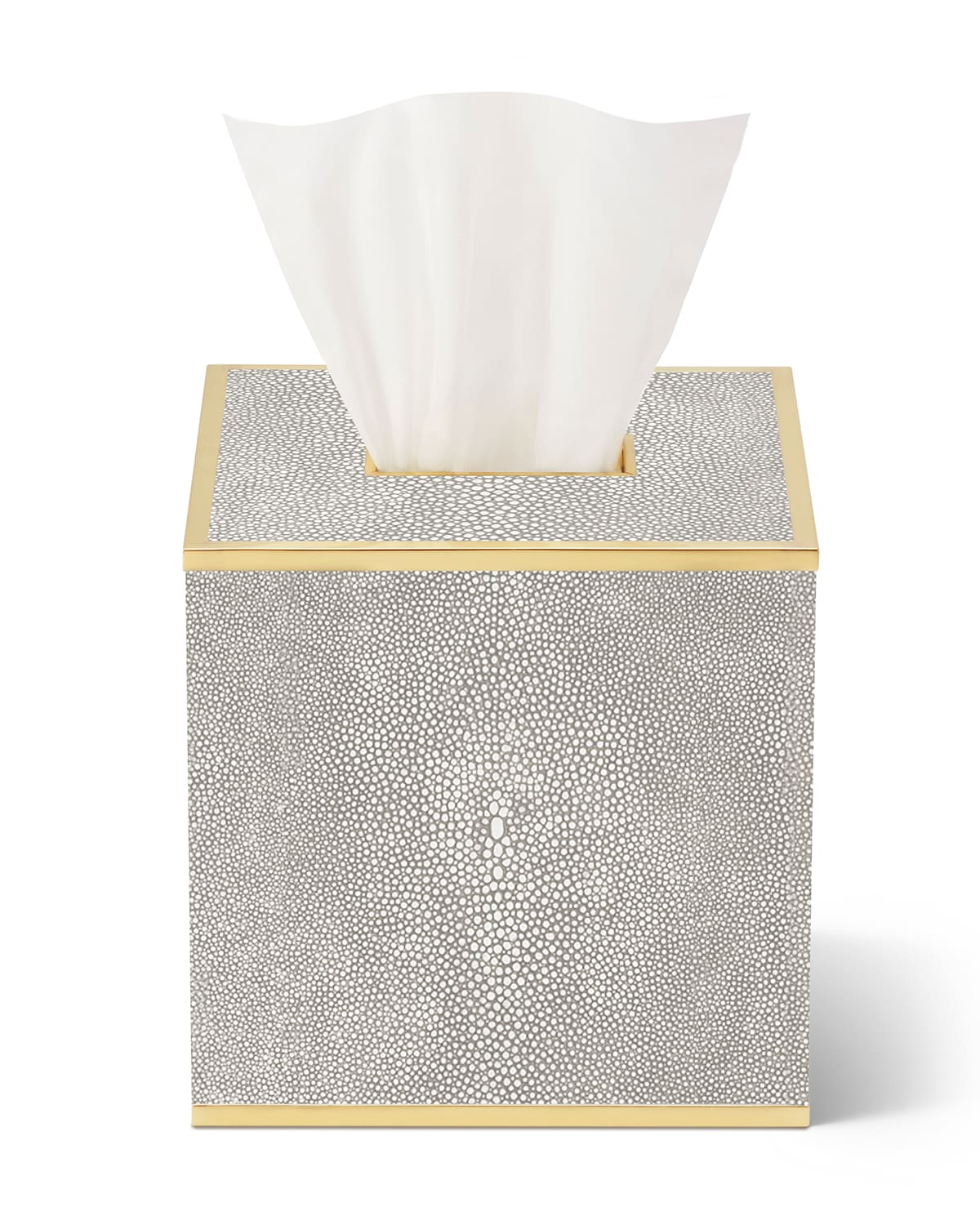AERIN Classic Shagreen Wastebasket | Neiman Marcus