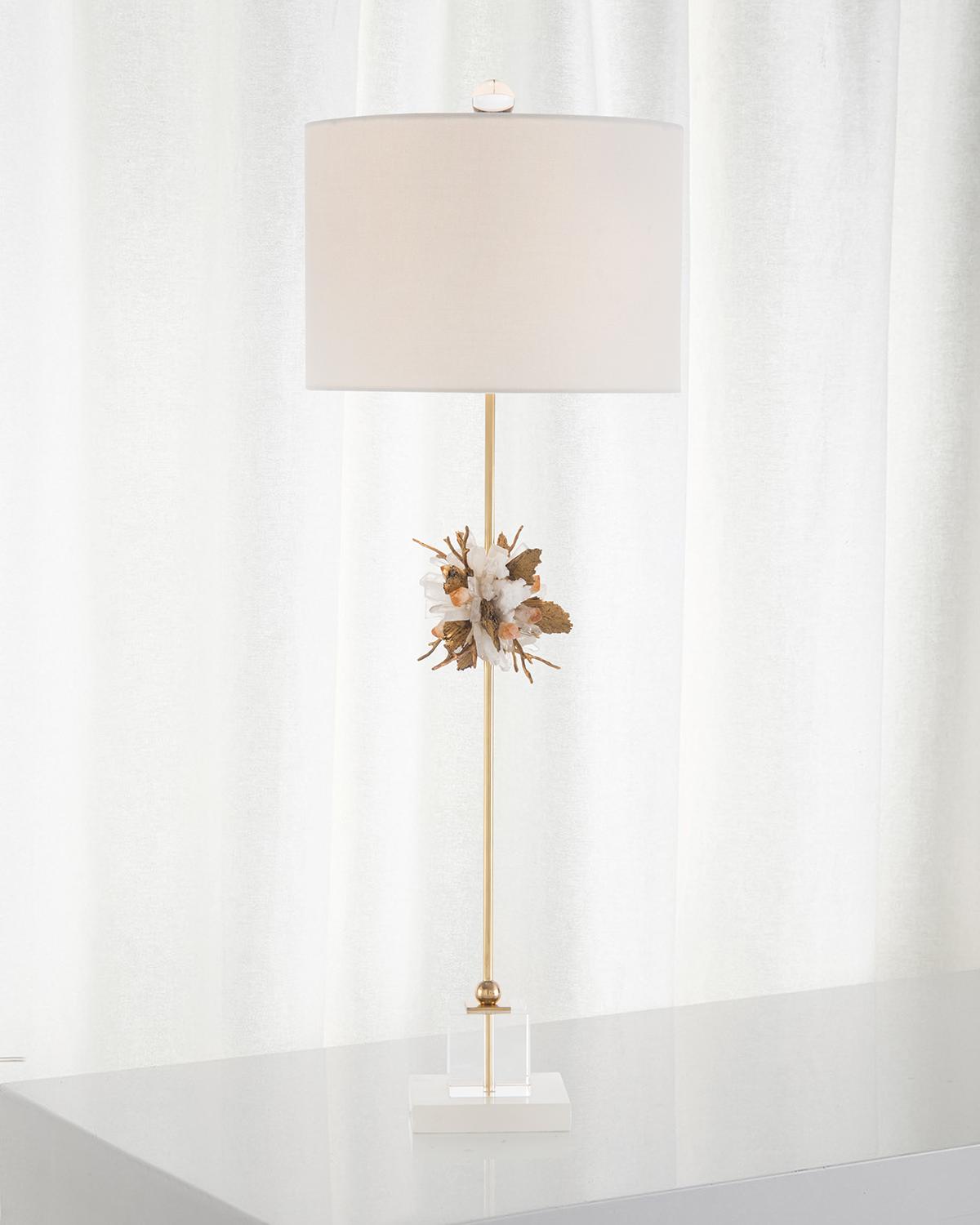 John-Richard Collection Lighted Crystal Spire | Neiman Marcus