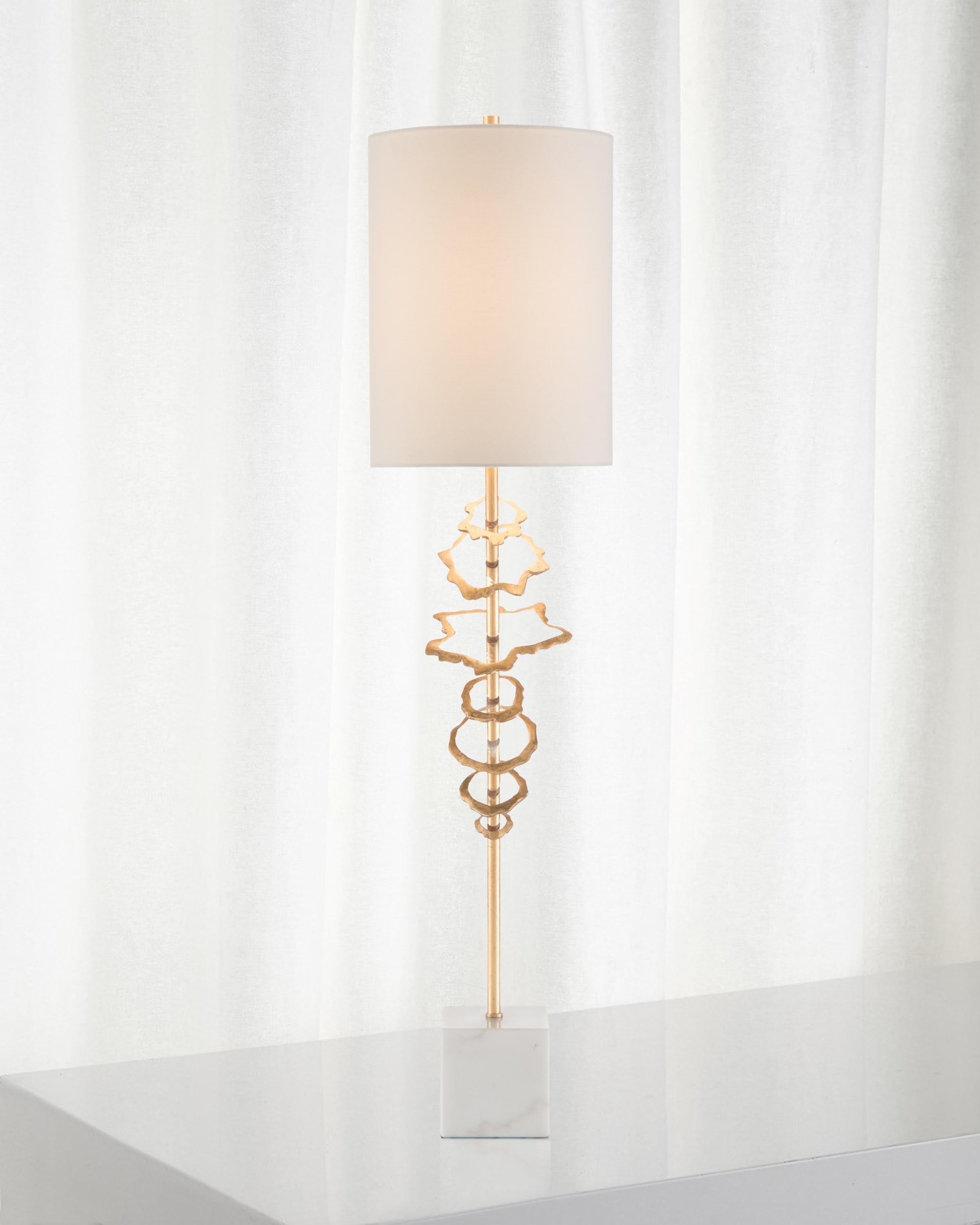 John-Richard Collection Faceted Acrylic Buffet Lamp | Neiman Marcus