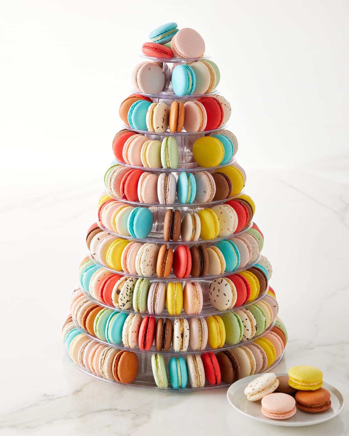 JOY Macarons 4-Tier Macaron Tower | Neiman Marcus
