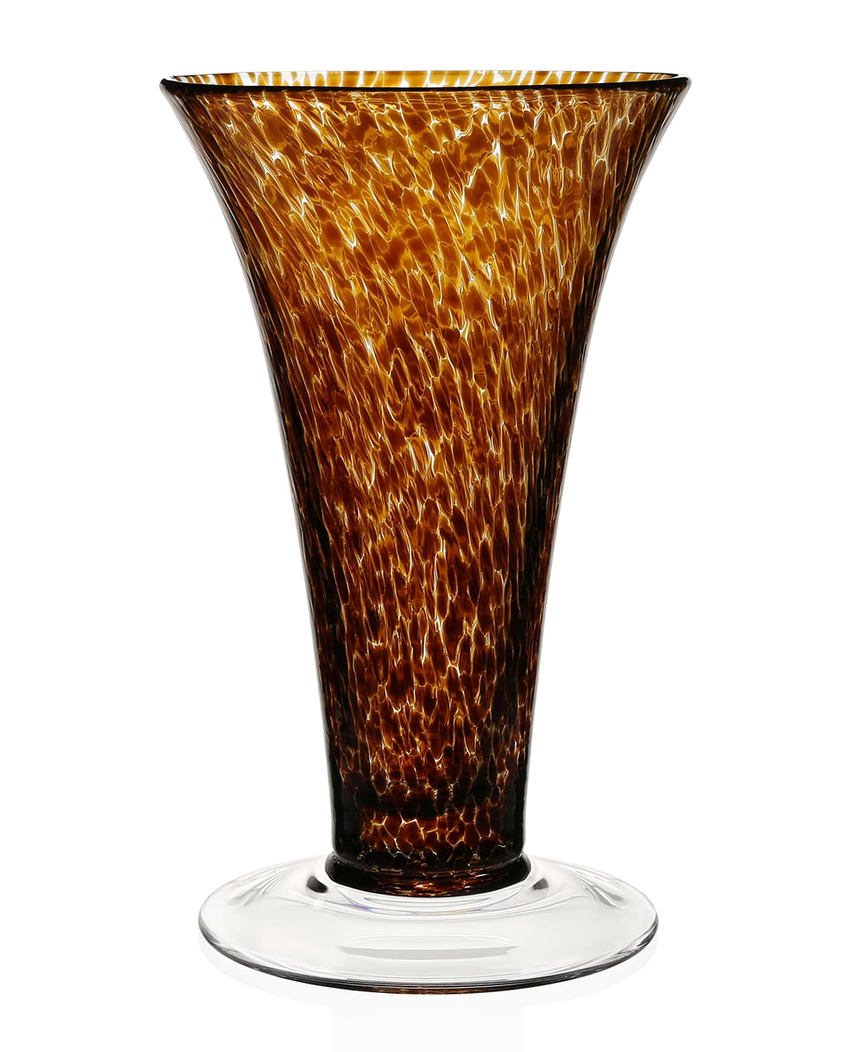 William Yeoward Crystal Vanessa Tortoise Vase, 9" | Neiman Marcus