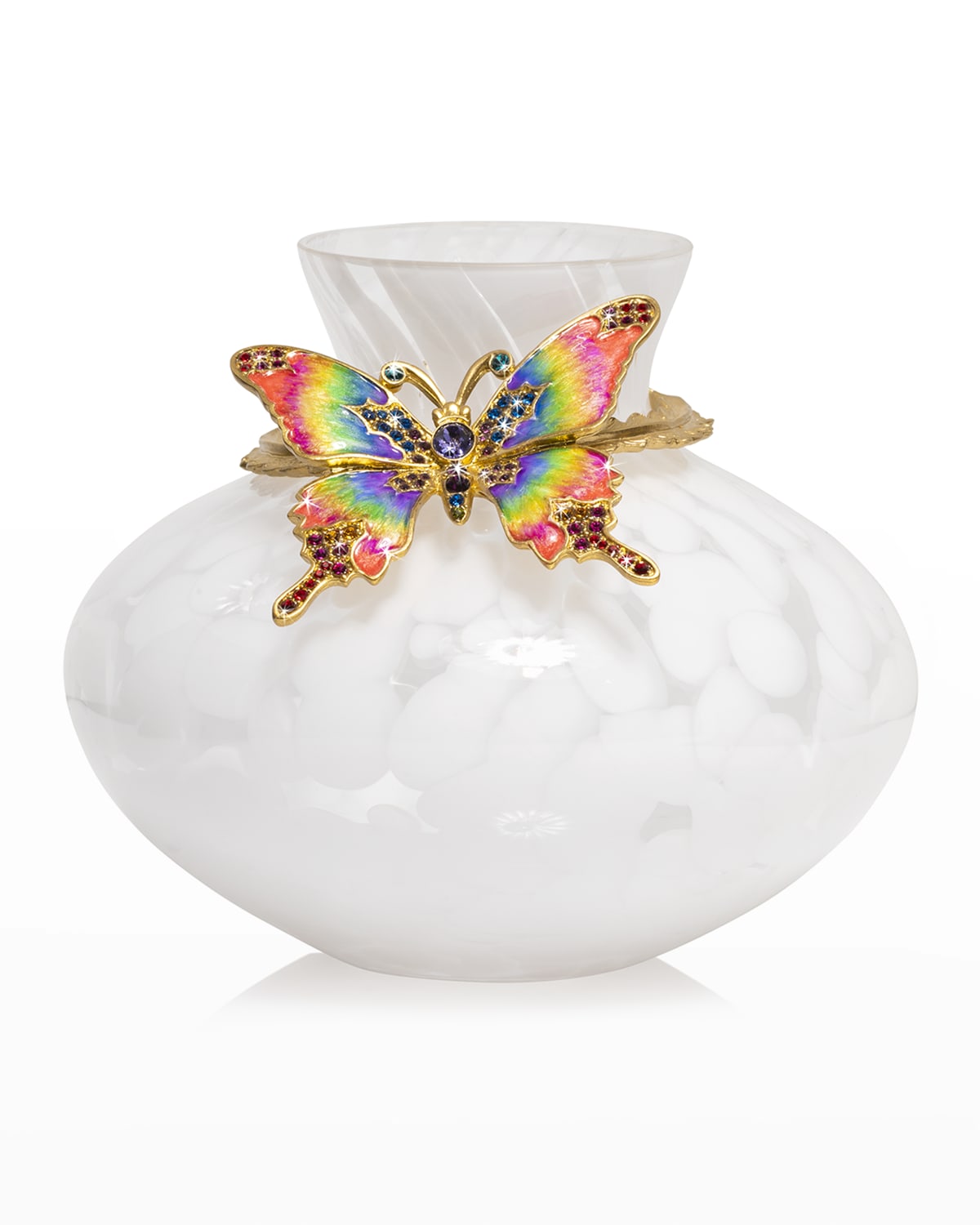 Jay Strongwater Rose Grand Vase | Neiman Marcus