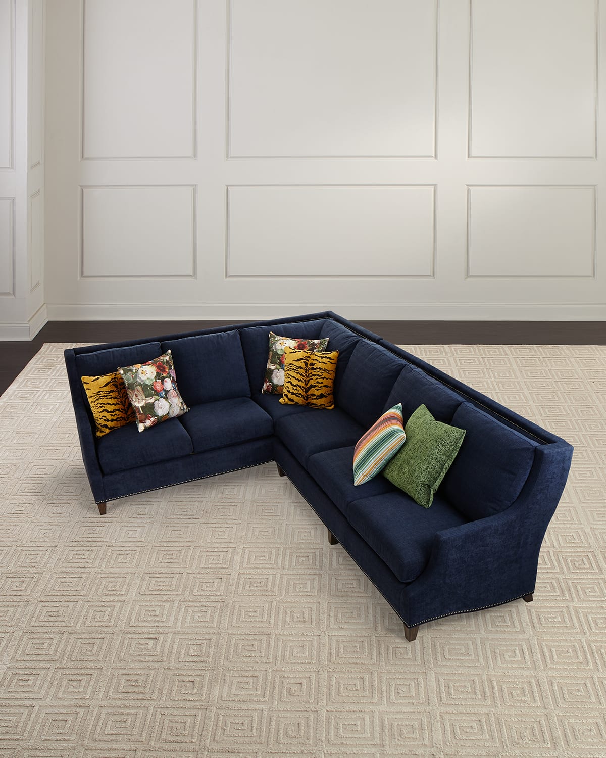 Massoud Molly Left-Side Sectional Sofa | Neiman Marcus