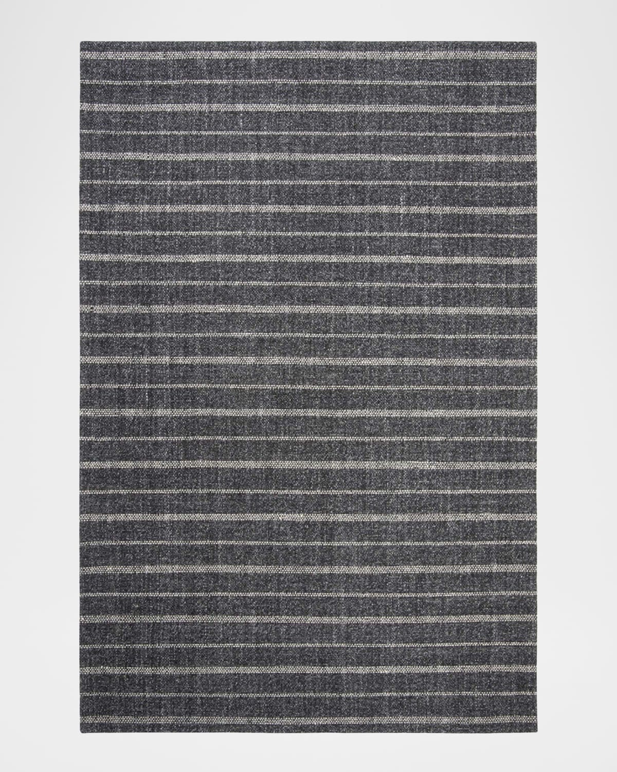 Lauren Ralph Lauren Miles Silver Stripe Flat Weave Rug, 8' x 10 ...