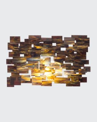 Karo Studios Glass and Metal Wall Sculpture | Neiman Marcus