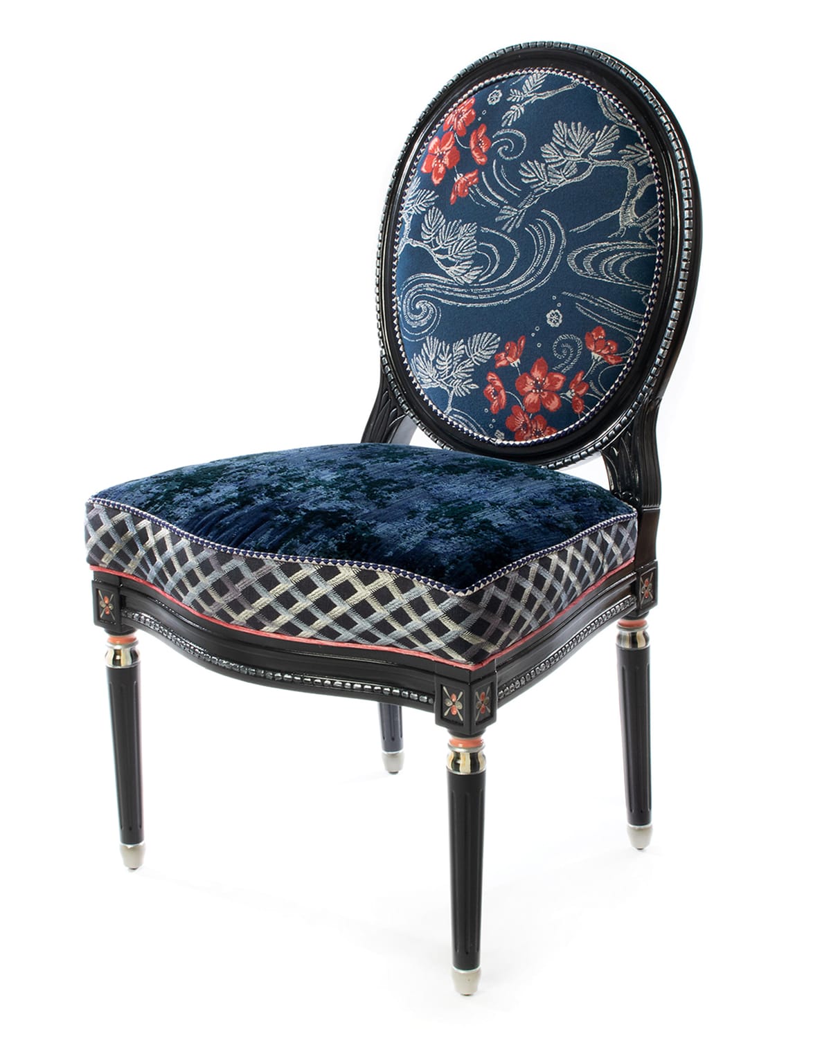 MacKenzie-Childs Queen Bee Side Chair | Neiman Marcus