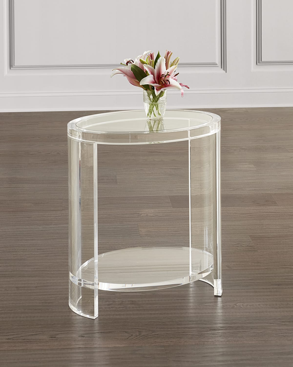 Interlude Home Roland Acrylic Side Table | Neiman Marcus