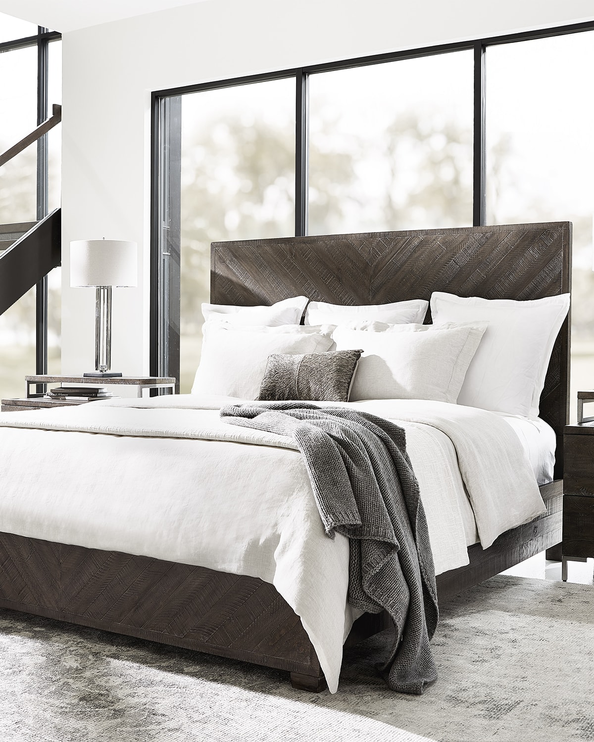 Bernhardt Shaw Panel Bed - King | Neiman Marcus