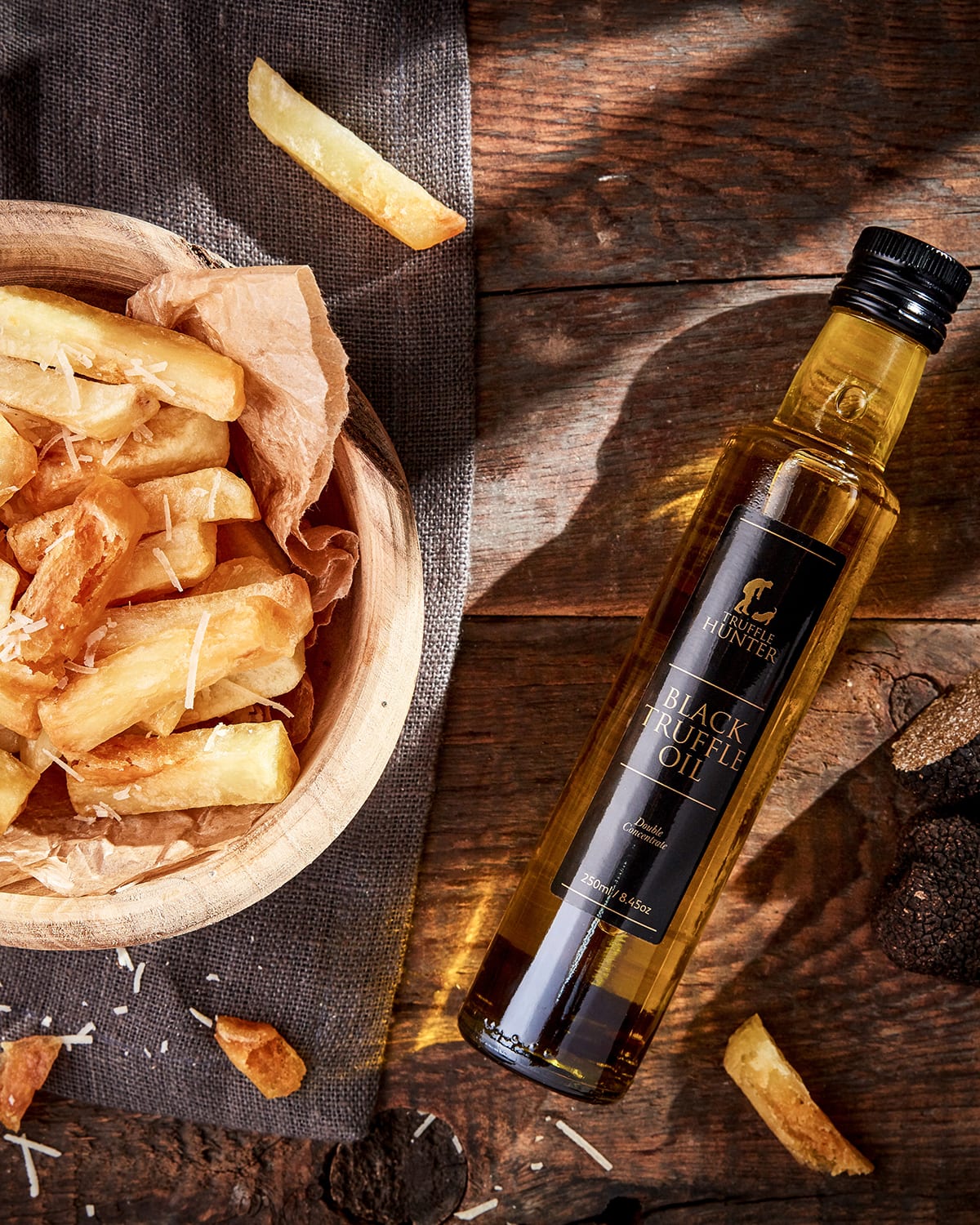 TruffleHunter White Truffle Oil - Double Concentrate (250ml/8.45 oz ...