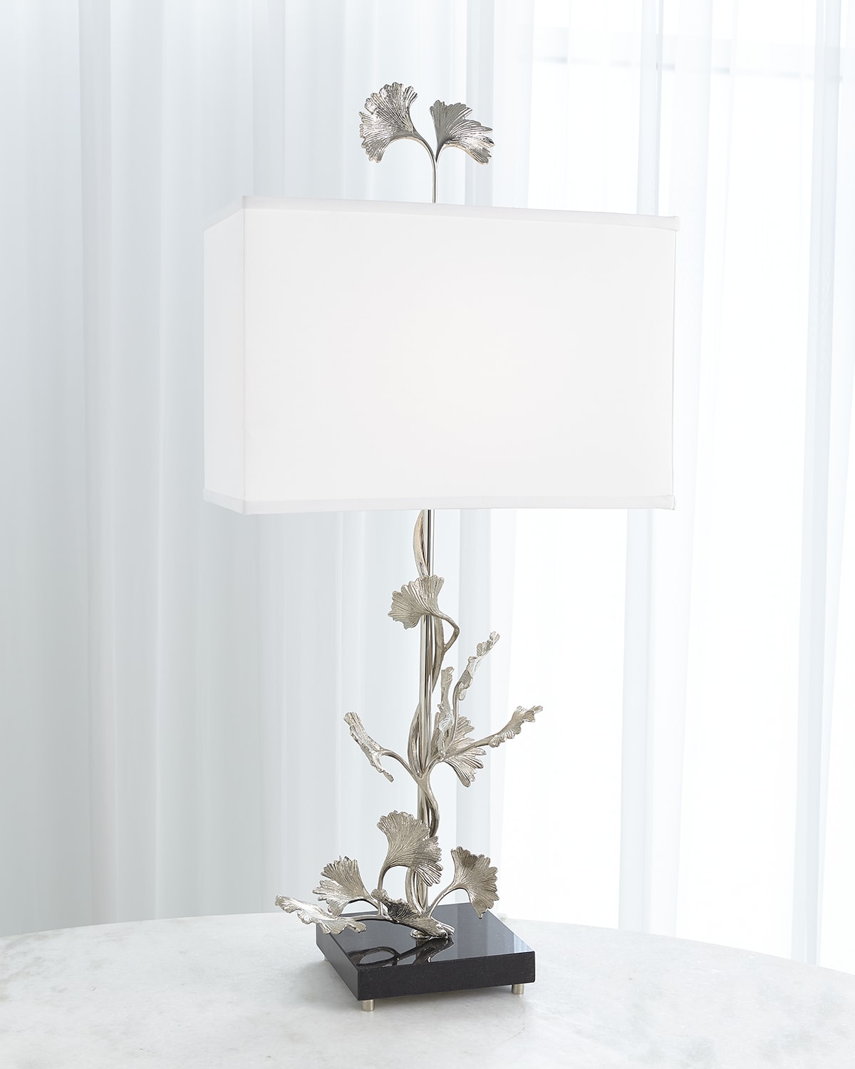 Jay Strongwater Ginkgo Leaf Table | Neiman Marcus