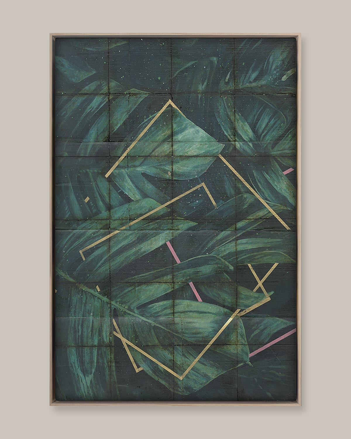 Grand Image Home "Botanical Metallic 1" Digital Art Print on Canvas by ...