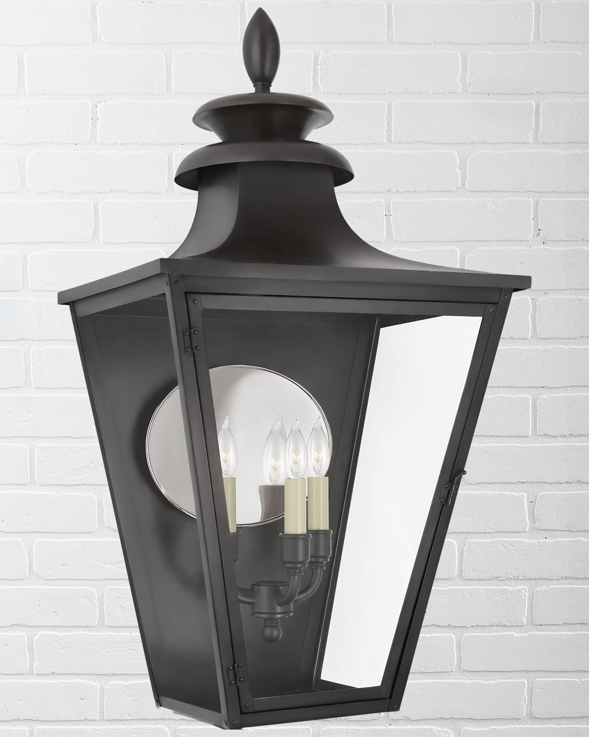 Visual Comfort Signature Cheshire Large 3/4 Wall Lantern By Chapman ...