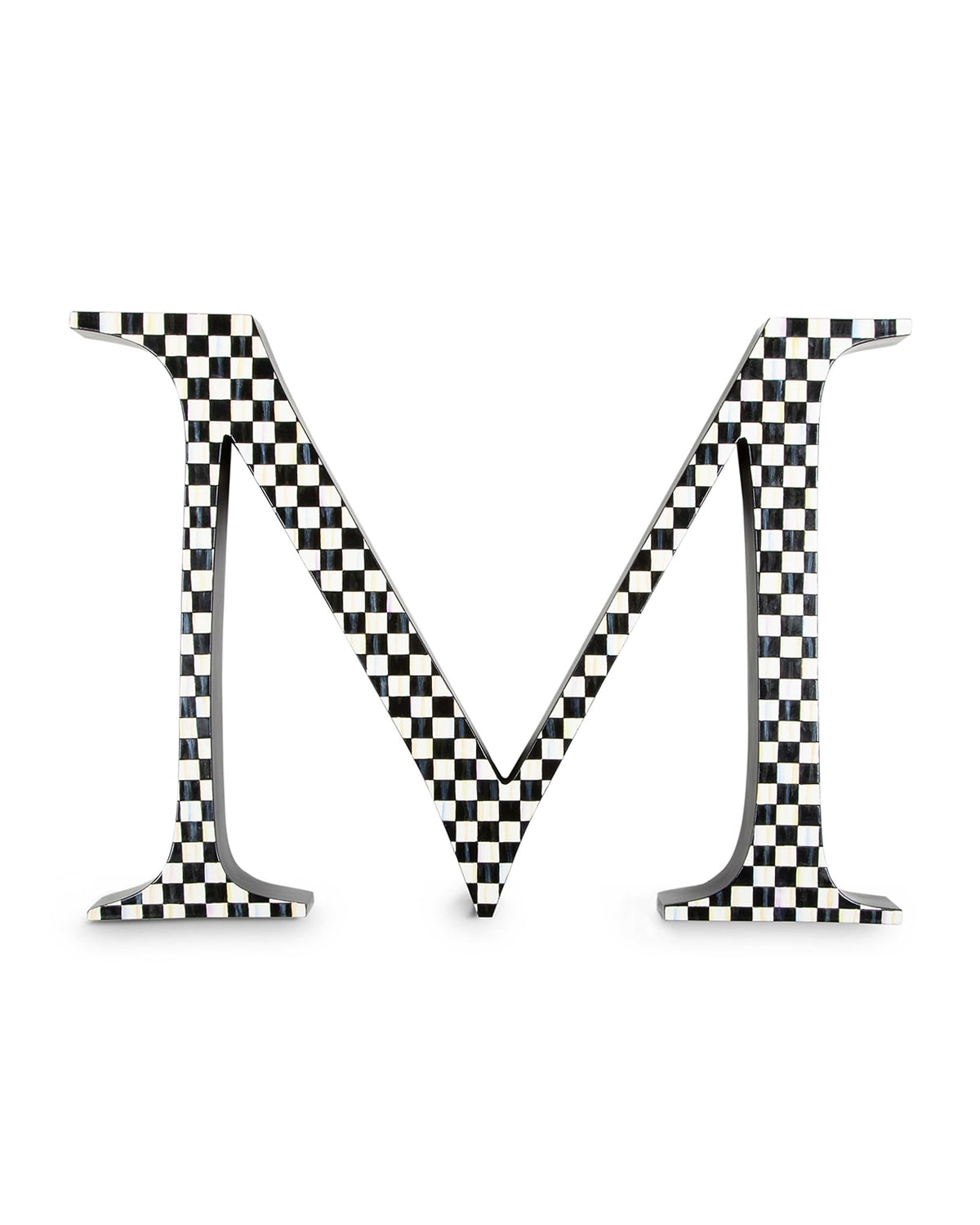 MacKenzie-Childs Courtly Check Letter - K | Neiman Marcus