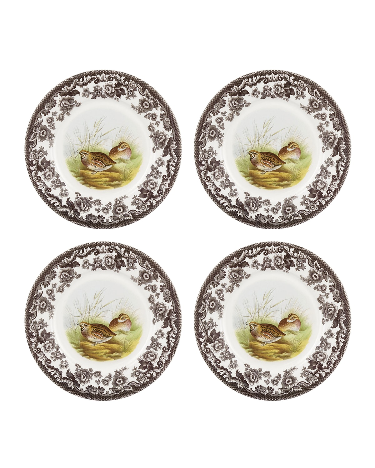 Spode Woodland Salad Plates, Set of 4 | Neiman Marcus
