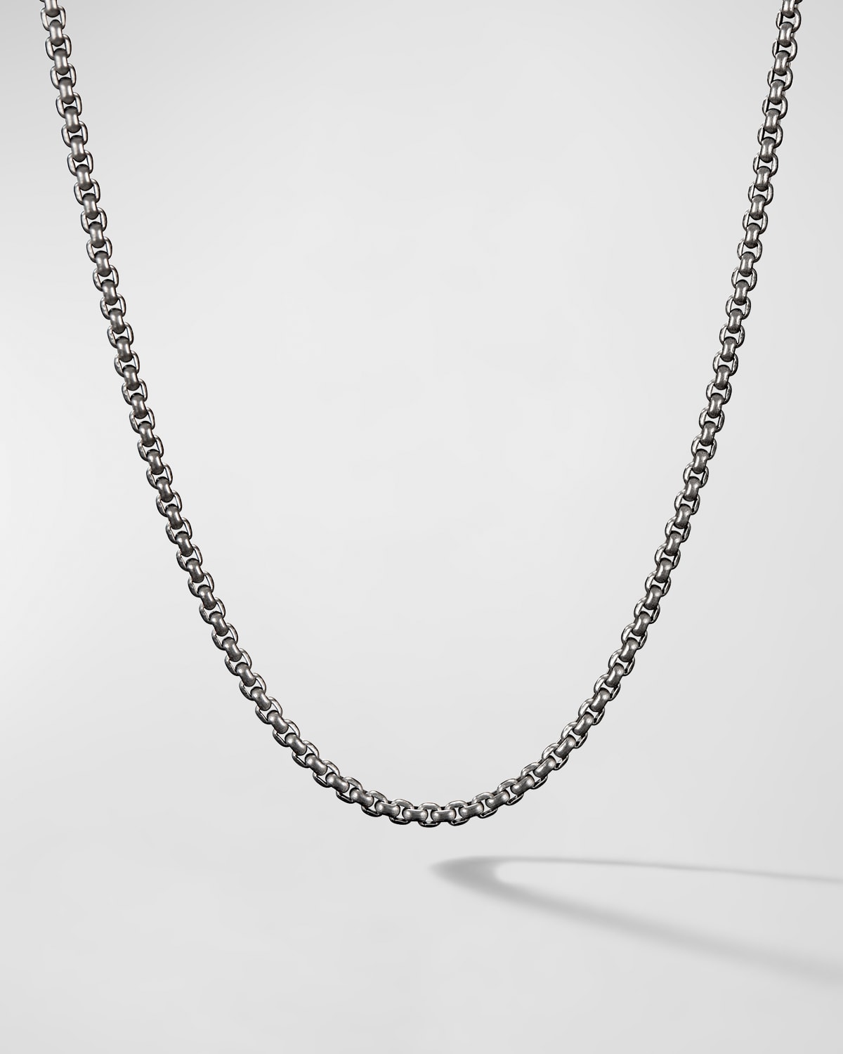 David Yurman Men's Box Chain Necklace in Silver, 2.7mm, 26"L | Neiman ...