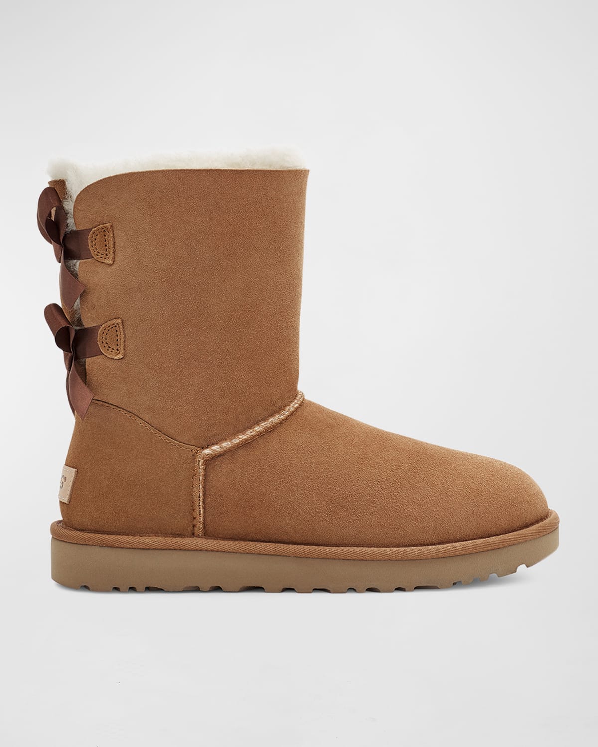 UGG Mini Bailey Bow II Shearling Fur Boots | Neiman Marcus