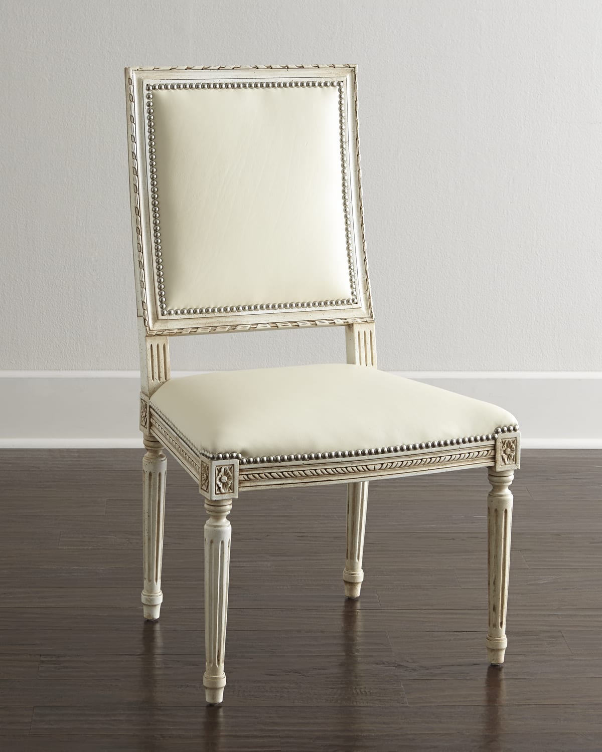 Massoud Donely Leather Dining Chair | Neiman Marcus