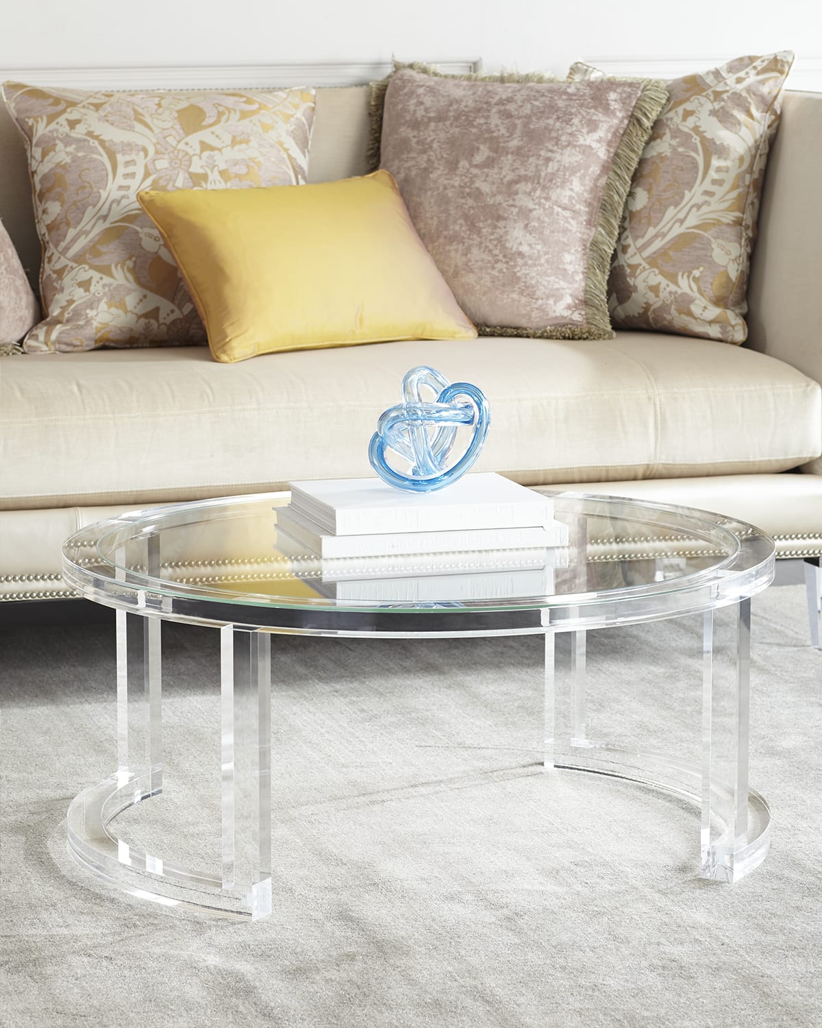 Interlude Home Surrey Acrylic Cocktail Table | Neiman Marcus