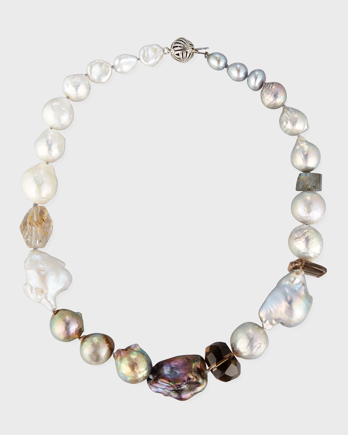 Stephen Dweck Multi-Gemstone and Pearl Necklace | Neiman Marcus