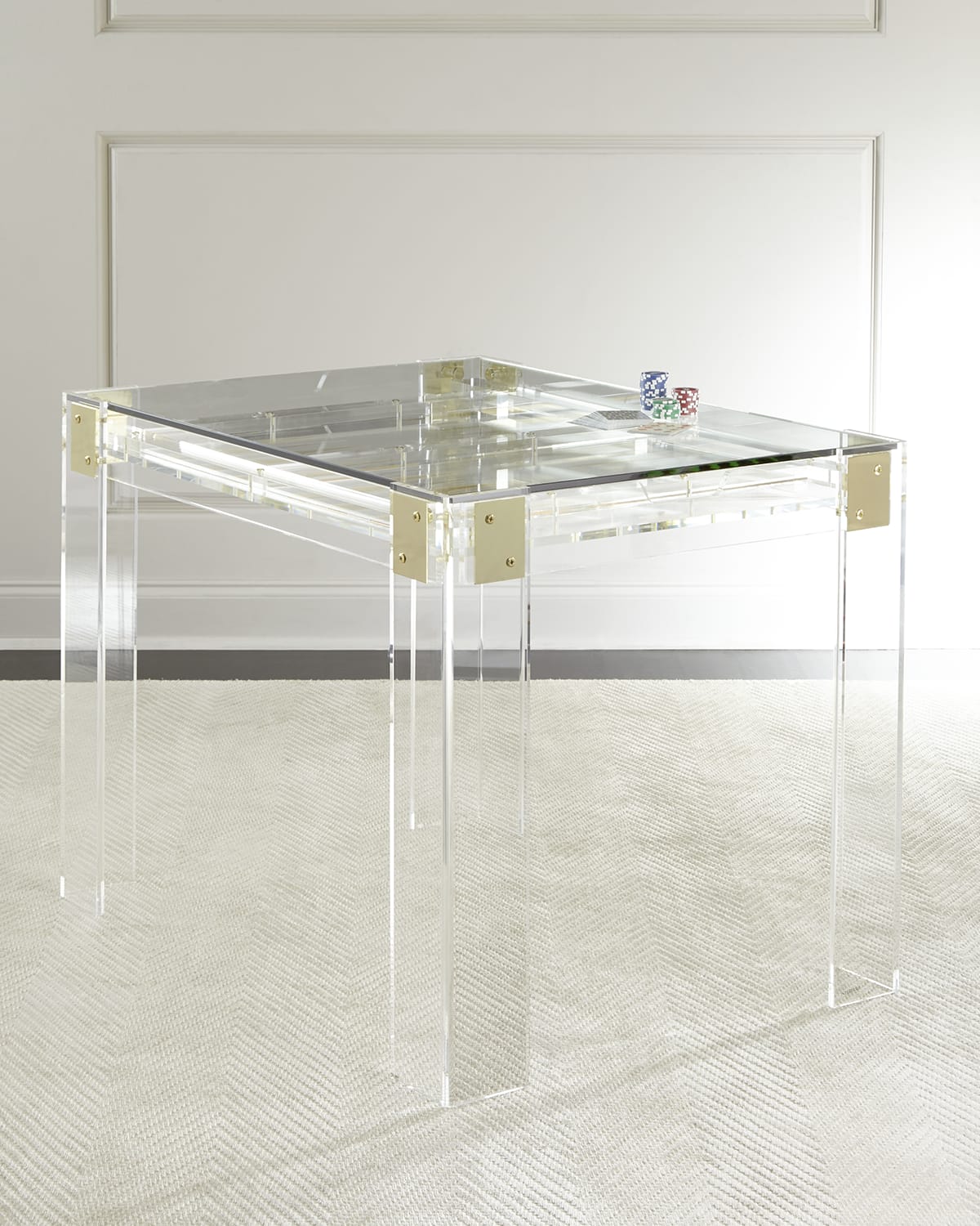 Interlude Home Surrey Acrylic Cocktail Table | Neiman Marcus