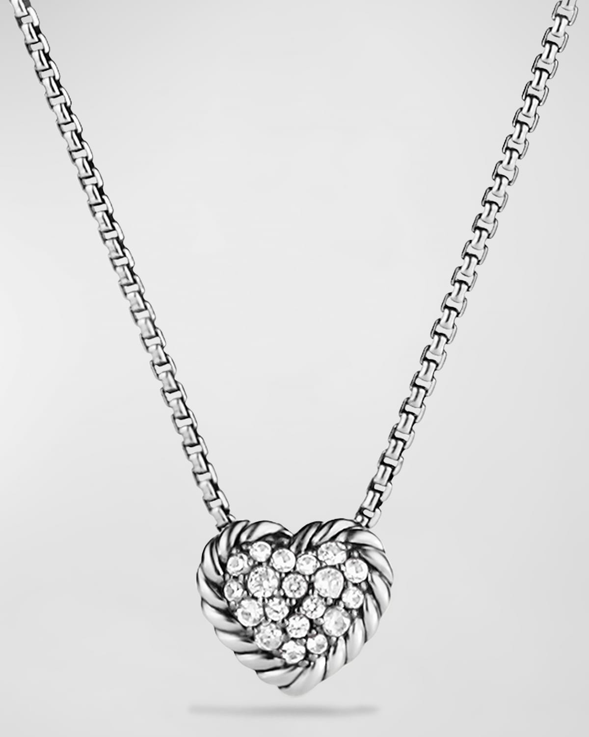 David Yurman Chatelaine Heart Pendant Necklace with Gemstone and ...