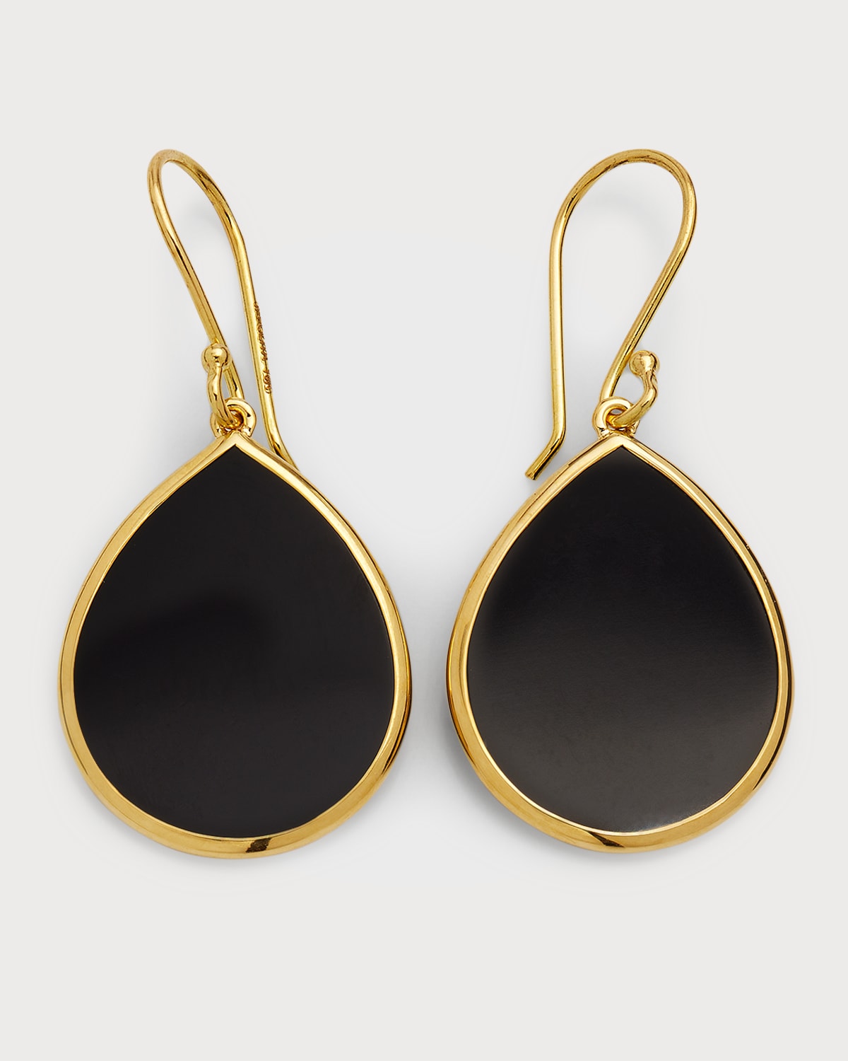 Ippolita Mini Wavy Oval Earrings in 18K Gold | Neiman Marcus