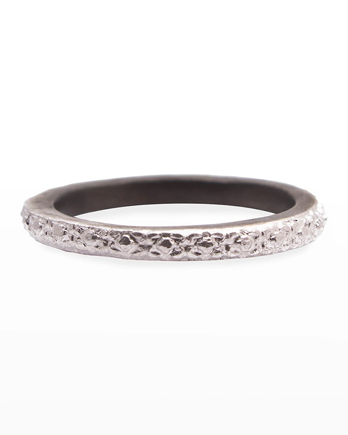 Armenta Old World Stackable Champagne Diamond Scroll Ring | Neiman Marcus