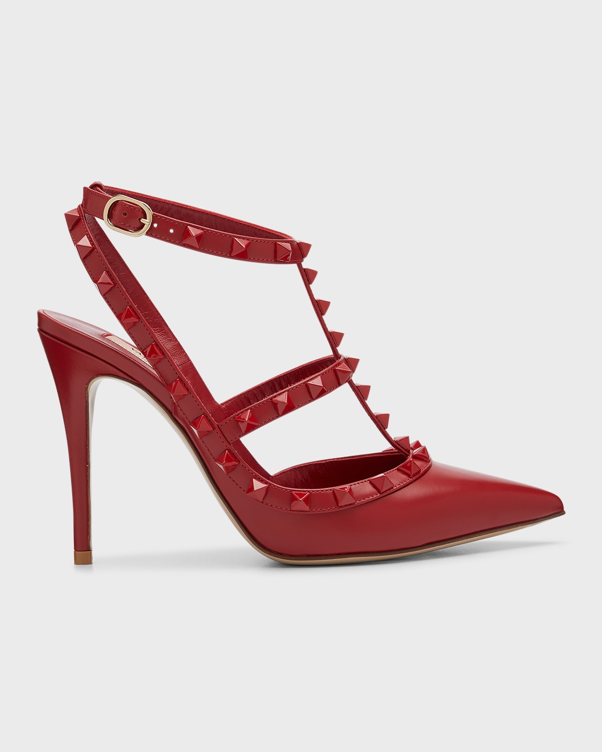 Valentino Garavani Rockstud 100mm Slingback High-Heel Pumps | Neiman Marcus