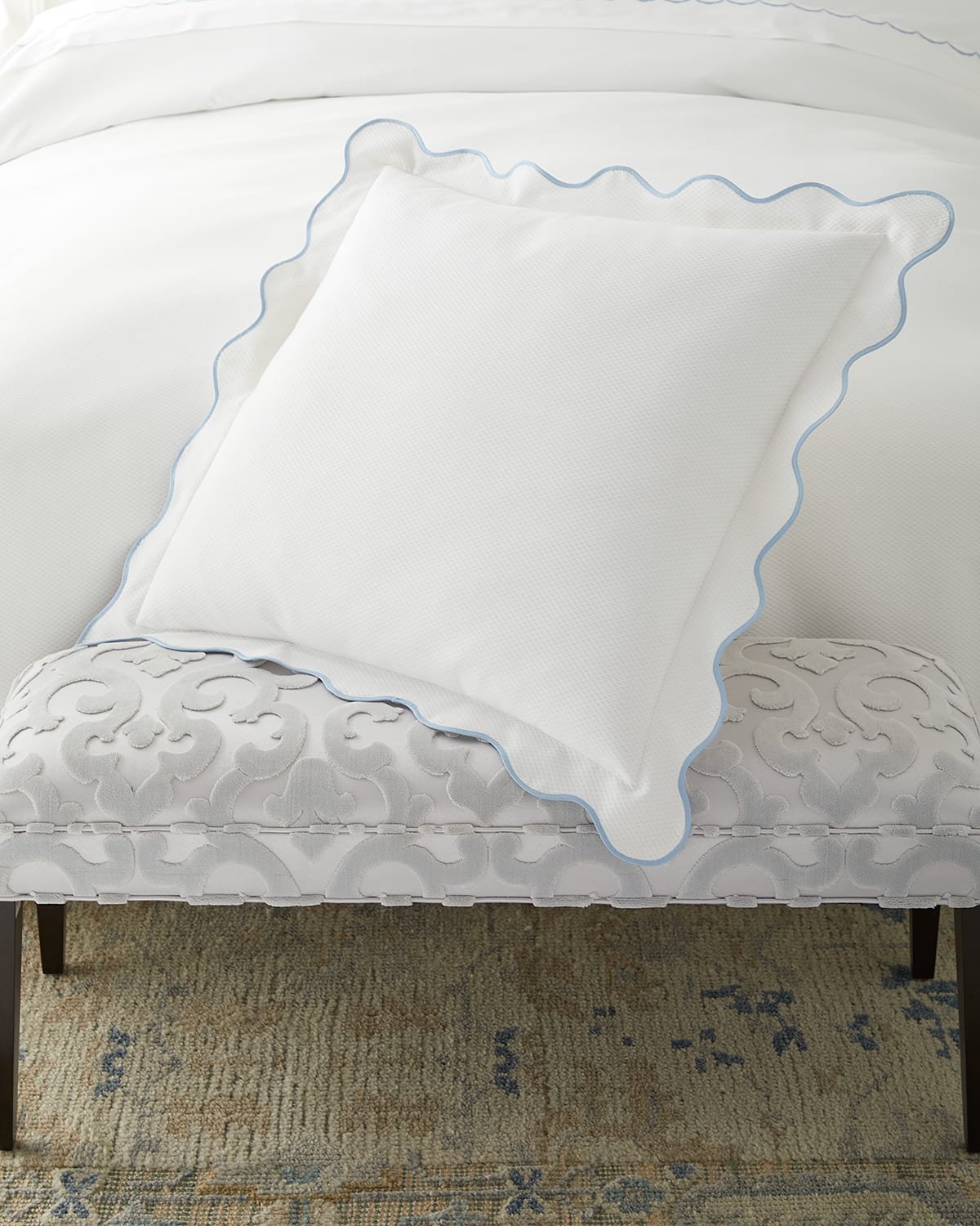 Matouk King Lanai Pique Sham | Neiman Marcus