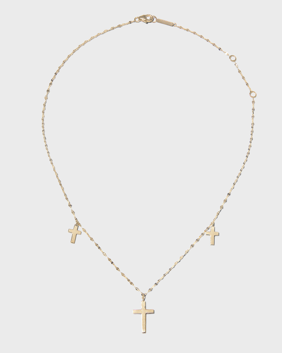LANA 14k Mini Cross Necklace | Neiman Marcus