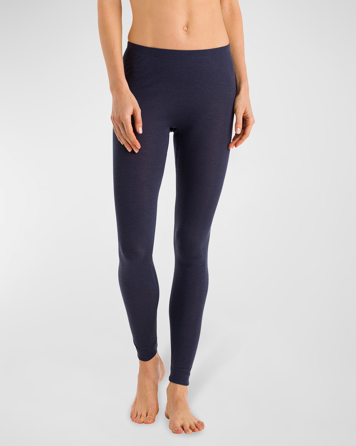 Hanro Wool & Silk Blend Leggings | Neiman Marcus