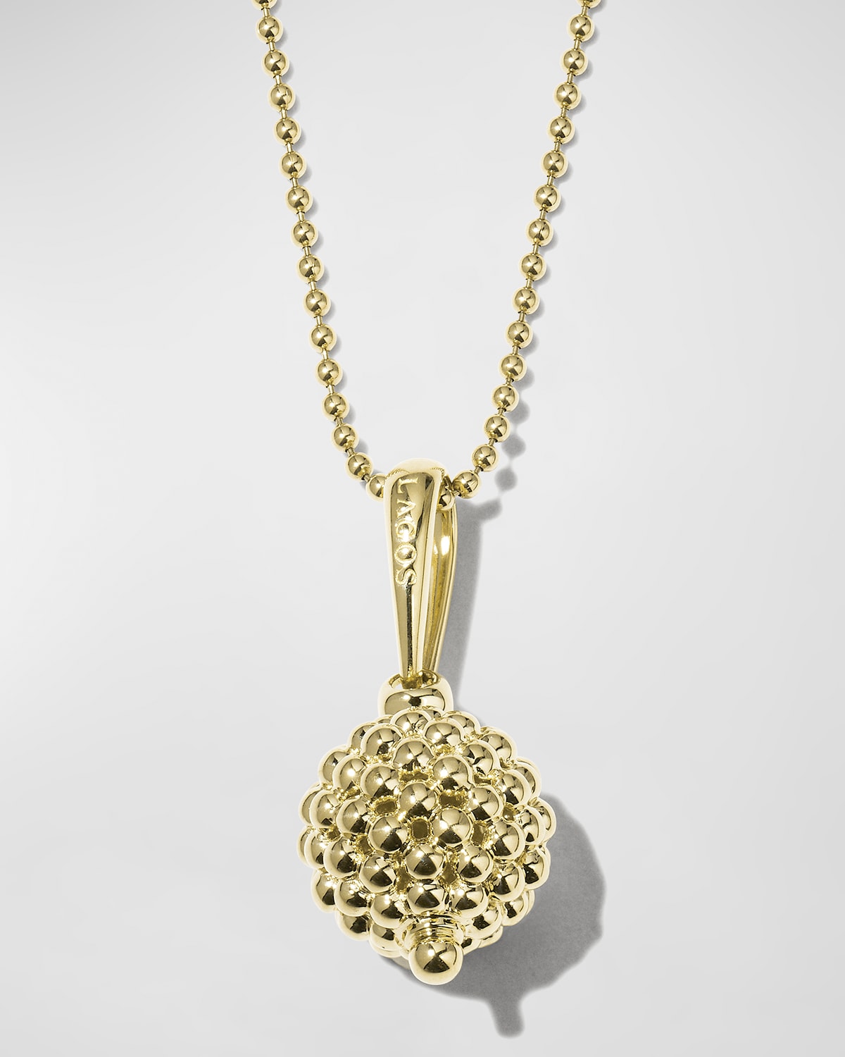 LAGOS Caviar Spark Diamond Ball-Chain Necklace | Neiman Marcus
