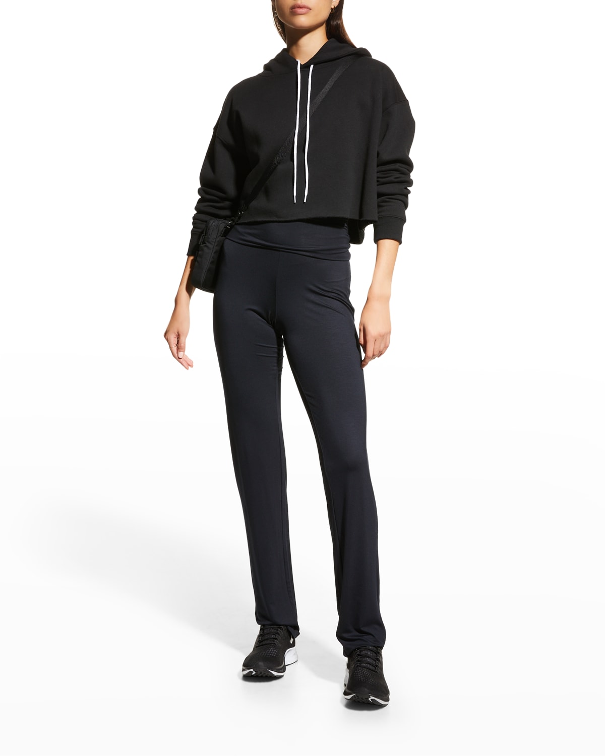 Hanro Tapered Cropped Yoga Pants Neiman Marcus
