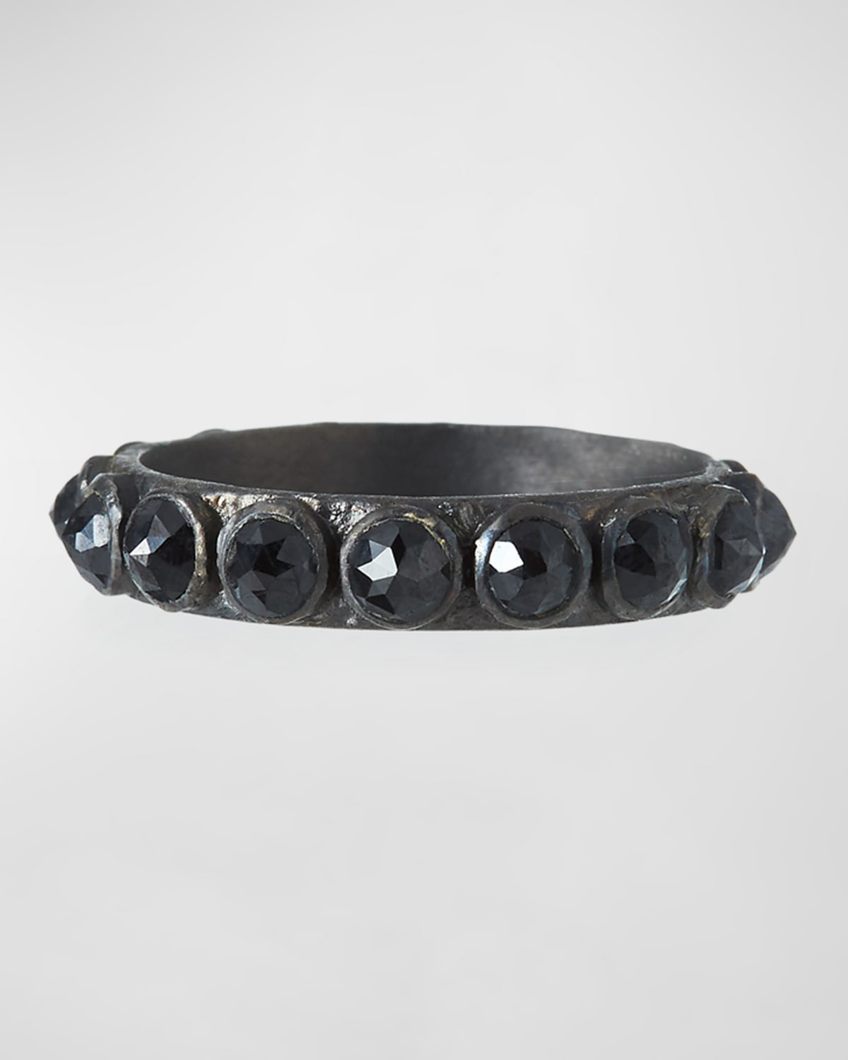 Armenta Old World Black Sapphire Stacking Ring | Neiman Marcus