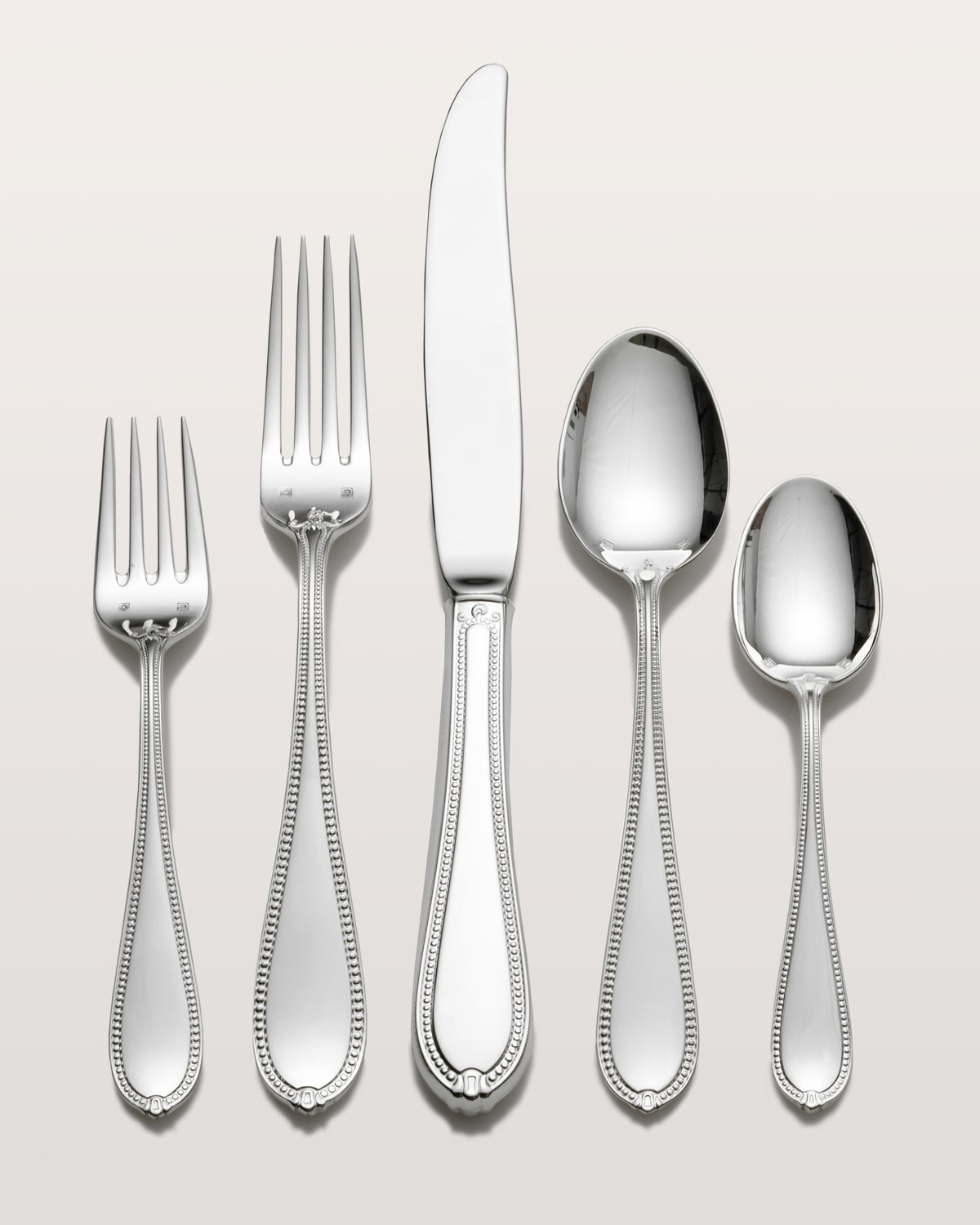 Gorham 46-Piece Chantilly Sterling Silver Flatware Service | Neiman Marcus