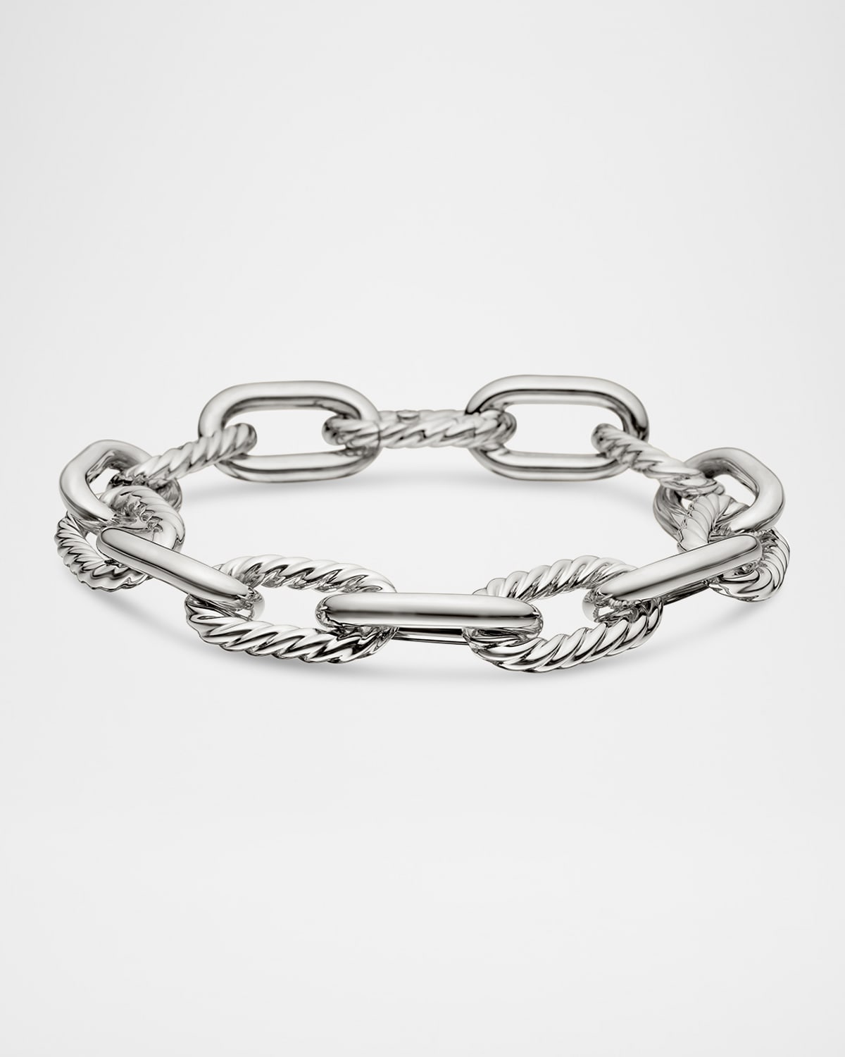 David Yurman 11mm DY Madison Toggle Chain Bracelet in Silver | Neiman ...