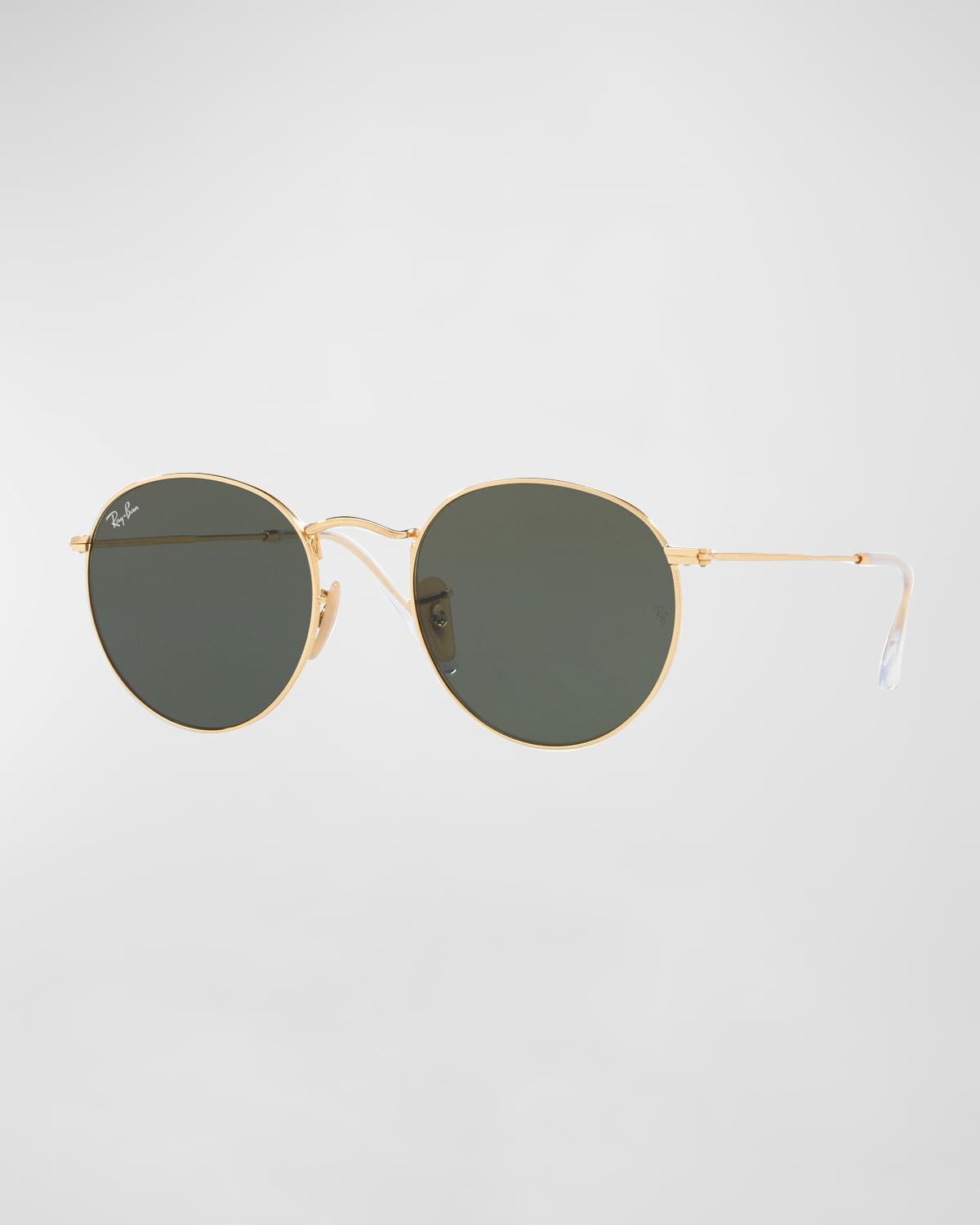 Ray-Ban Round Double-Bridge Flash Sunglasses | Neiman Marcus