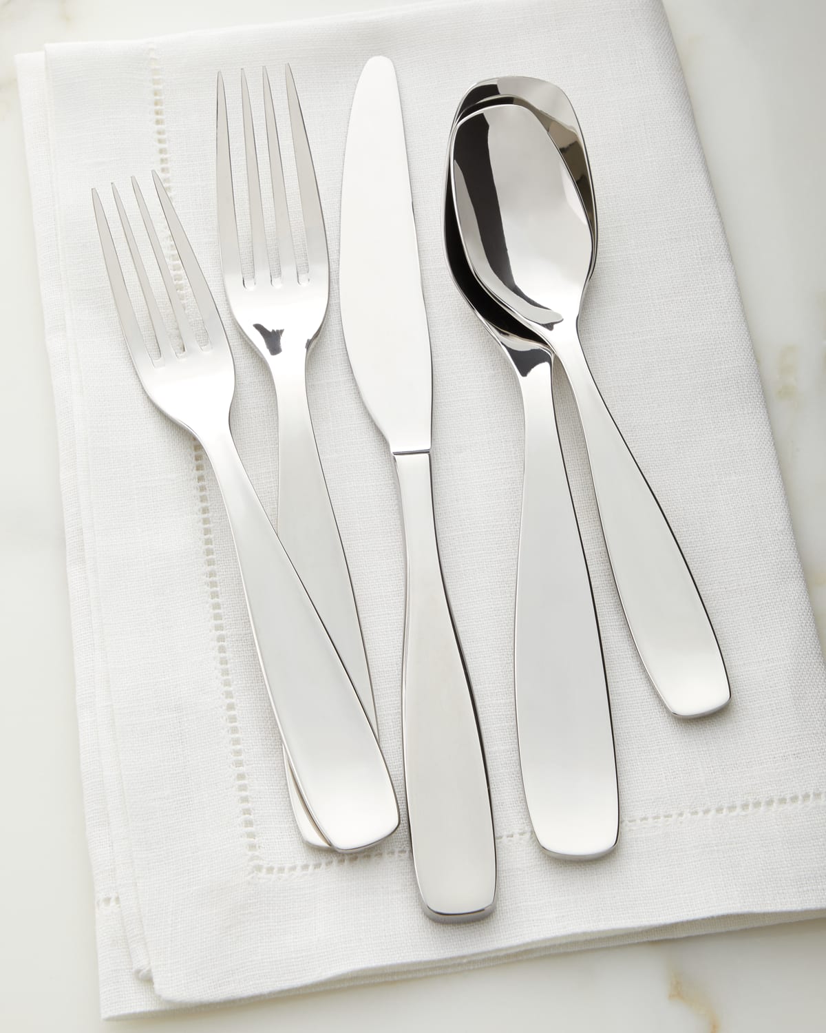 Ricci Silversmith 45-Piece Gold Parisian Garden Flatware Set | Neiman ...