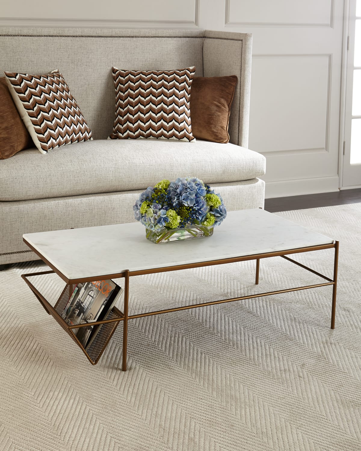 Four Hands Isaac Marble Side Table | Neiman Marcus