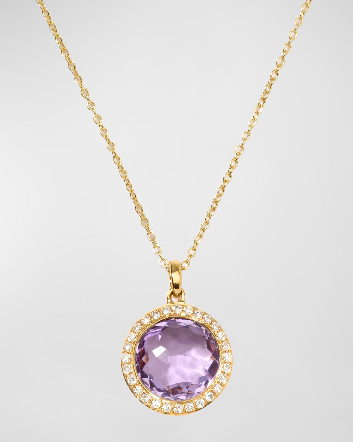 Ippolita Medium Pendant Necklace in 18K Gold with Diamonds | Neiman Marcus