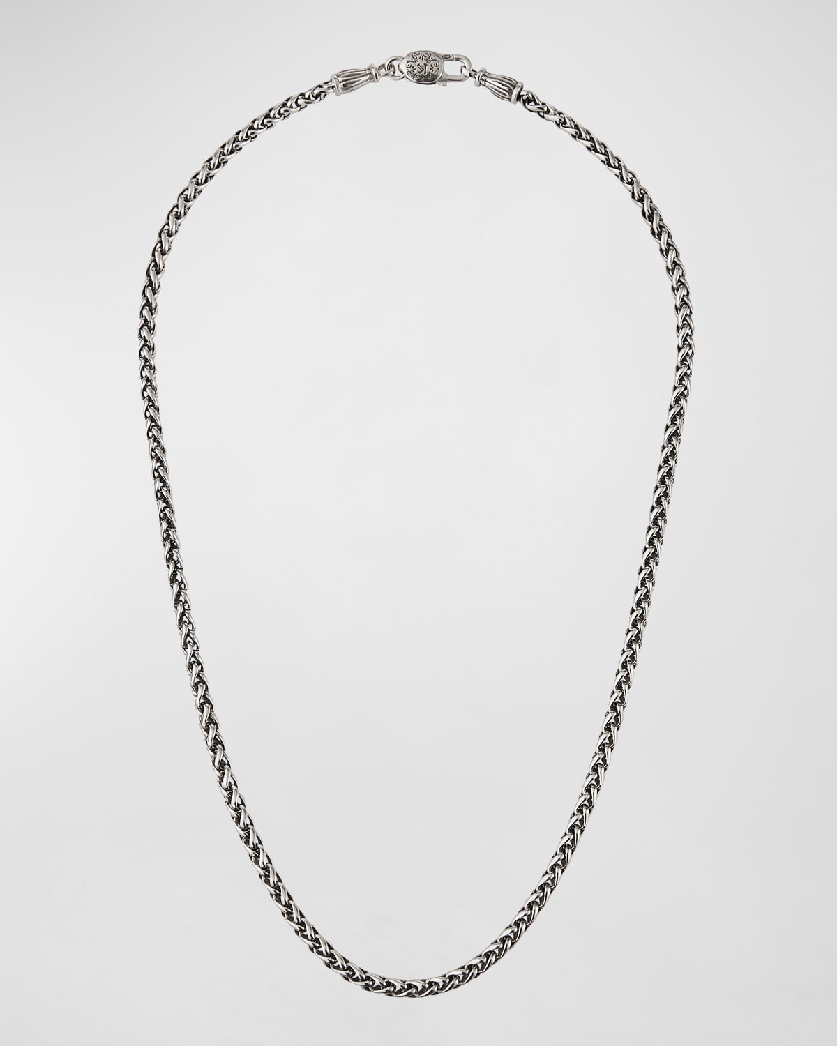 Konstantino Men's Silver Wheat Chain Necklace, 20"L | Neiman Marcus