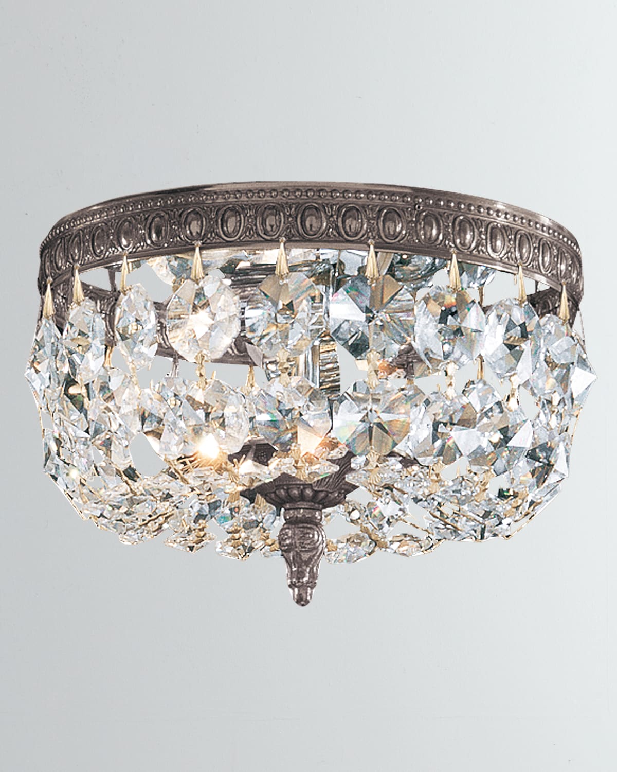 Crystorama 2-Light Crystal Ceiling Mount | Neiman Marcus